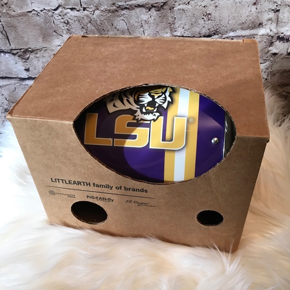 Little Earth | Bags | Rare Lsu Cyclone License Plate Purse | Poshmark